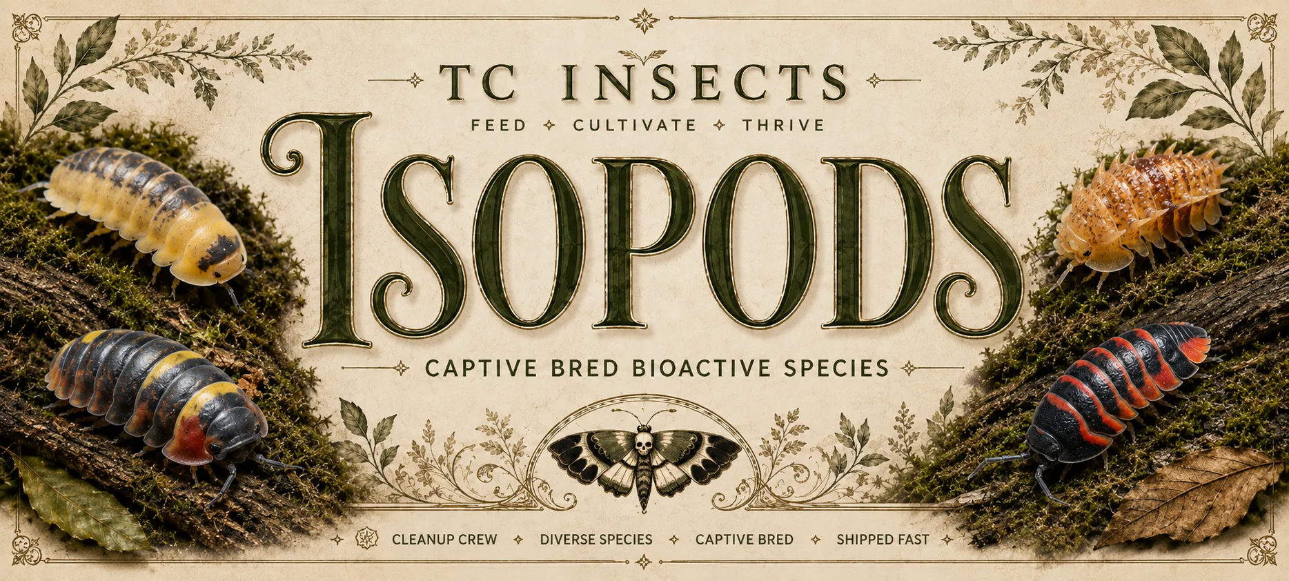 Isopods for Sale | Live Isopods for Bioactive Terrariums
